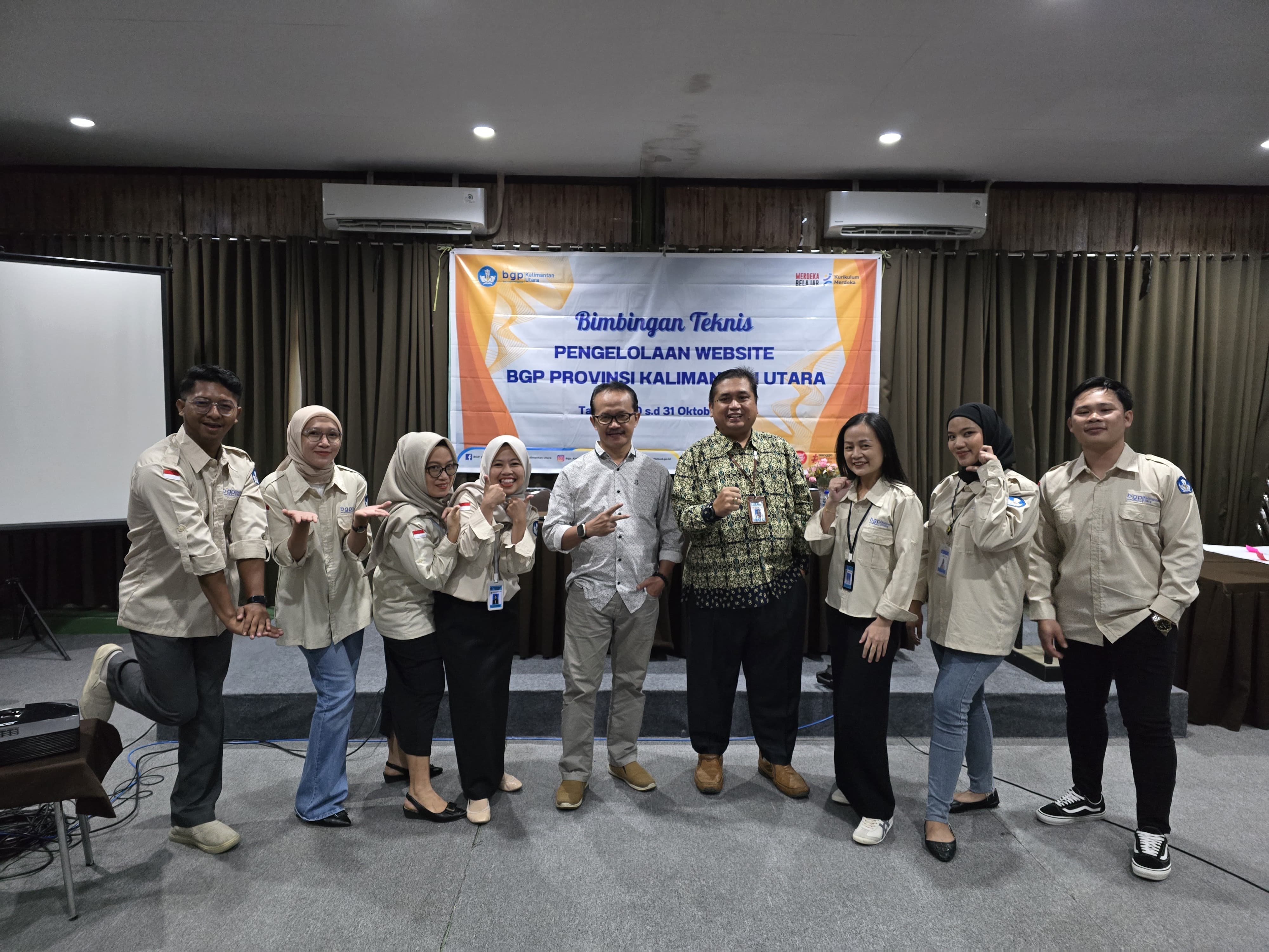 KGTK Kalimantan Utara | Bimbingan Teknis Pengelolaan Website